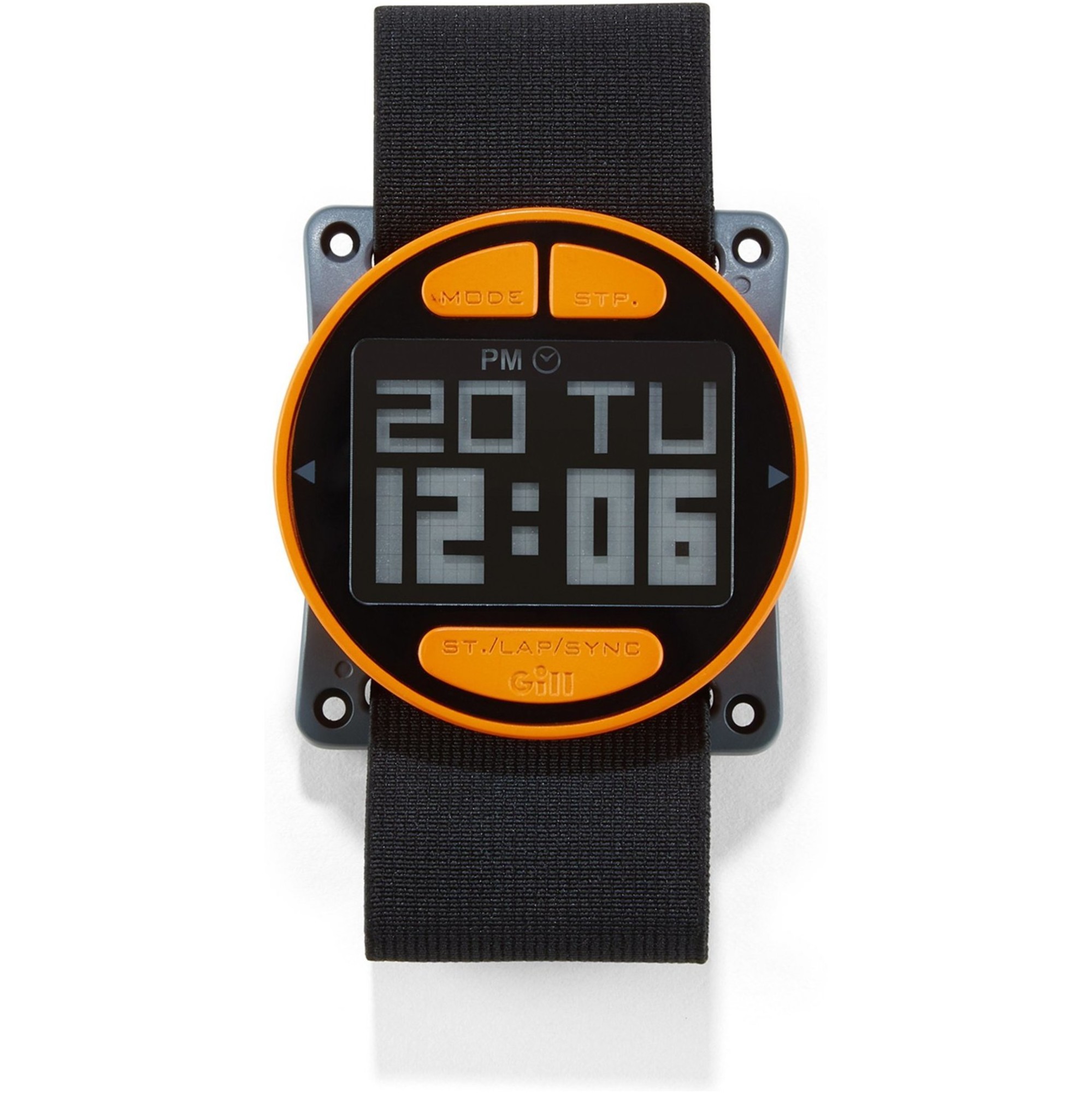 2025 Gill Stealth Timer Sailing Watch W016 - Black / Orange - Sailing - Accessories | Wetsuit Outlet